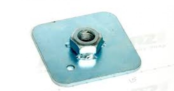 Seat Harness Eye Bolt Back Plate 55mm x 55mm x 2mm 7/16"